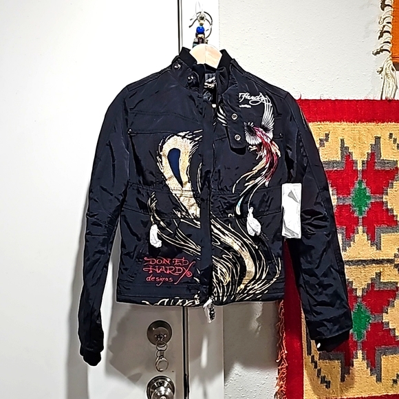 Ed Hardy | Jackets & Coats | Nwt Ed Hardy Jacket S | Poshmark